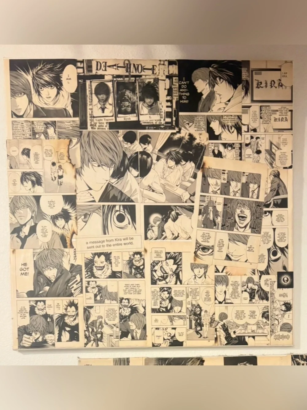 Death Note | Art | Death Note Manga Canvas X10 See Description These ...